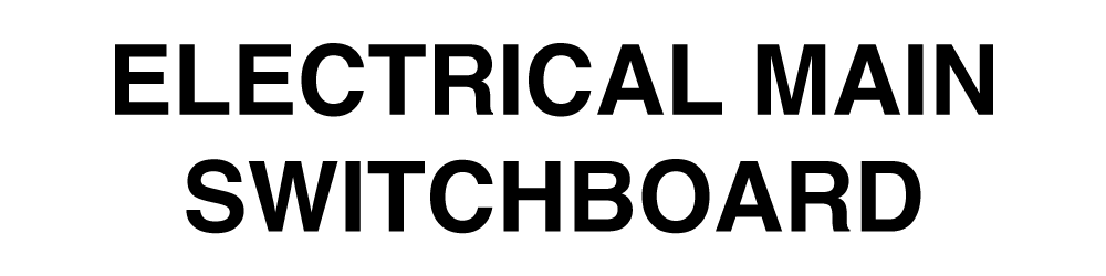 Electrical Main Switchboard – The Garage Signshop