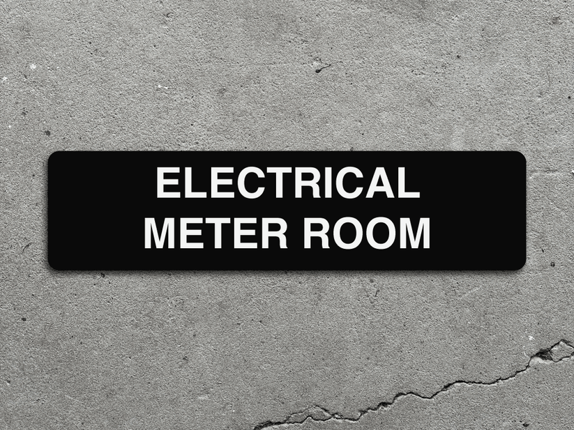Electrical Meter Room – The Garage Signshop
