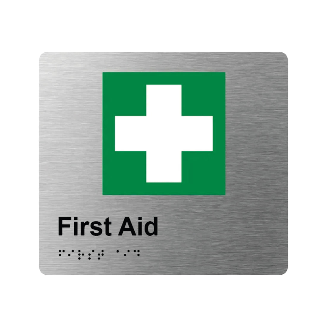 First Aid Braille Tactile Sign – The Garage Signshop